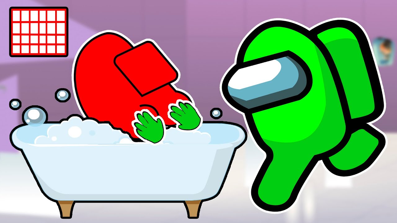 Among Us BathTab - Girl Dance - Puzzle - Among Us Animations - YouTube