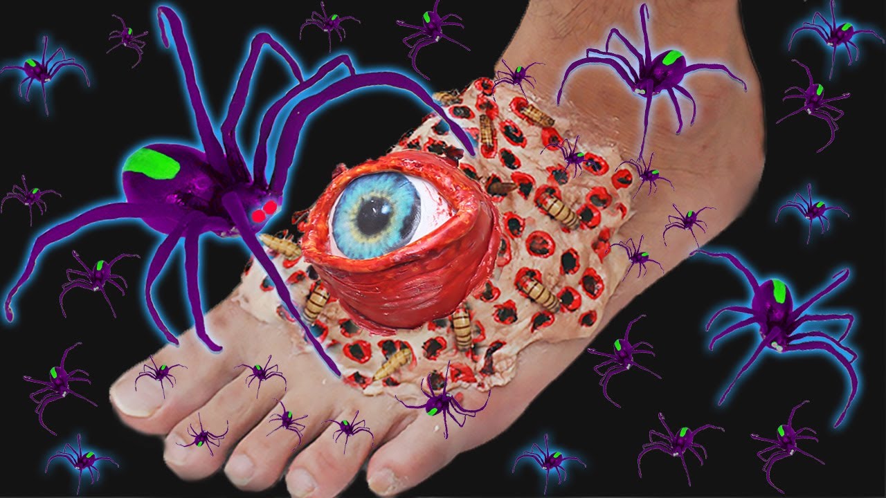 HORROR COOKING - MIXED INSECT SALAD from SIPDER WEB Funny video - YouTube