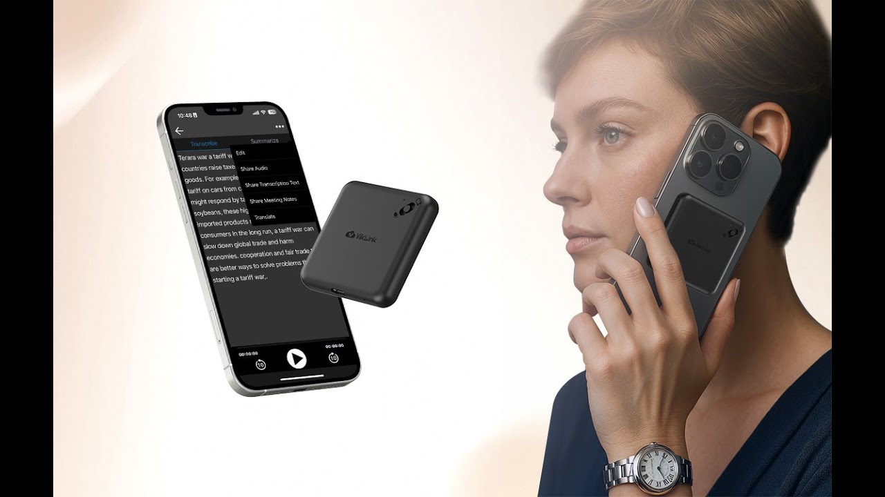 Viklink - VR660 MagSafe call recorder for iPhone and Android - YouTube