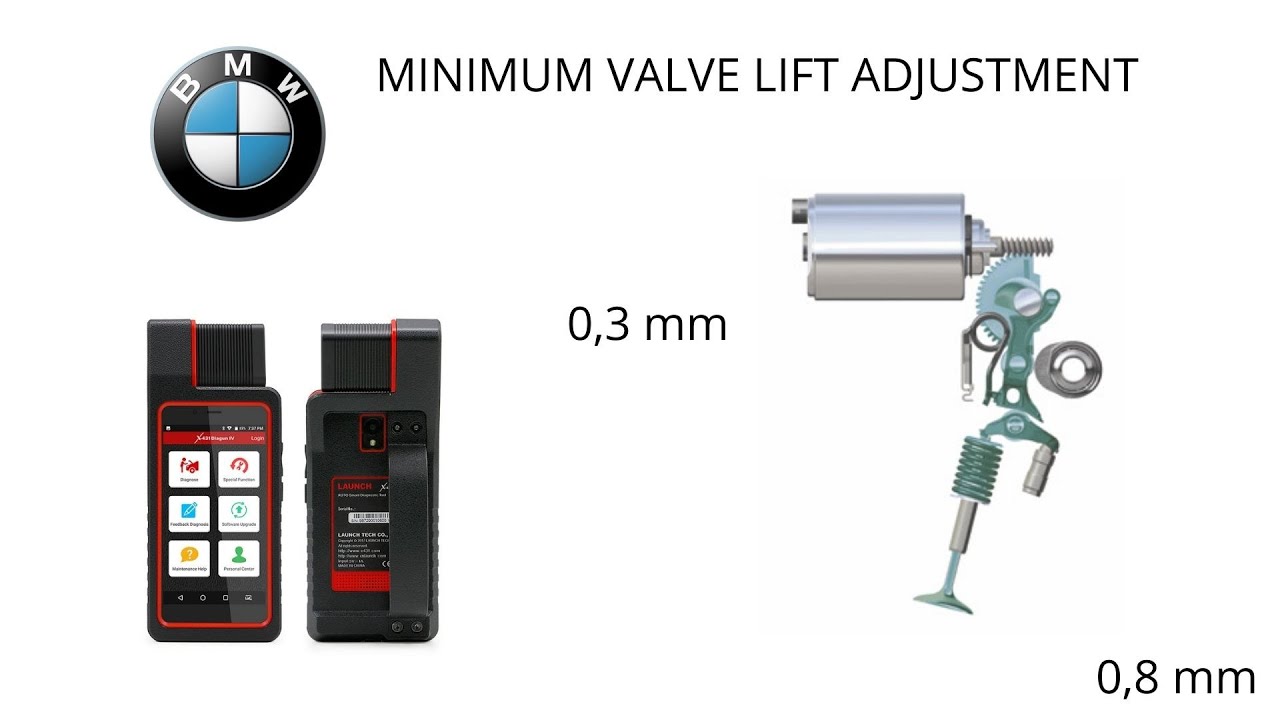 BMW Valvetronic minimum valve lift adjustment - YouTube
