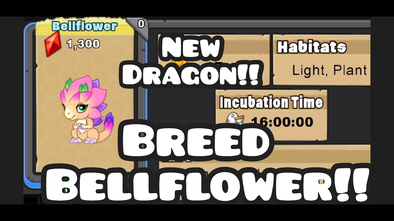 How to Breed the Bellflower Dragon-Dragonvale/Breeding Guide/Breeding ...