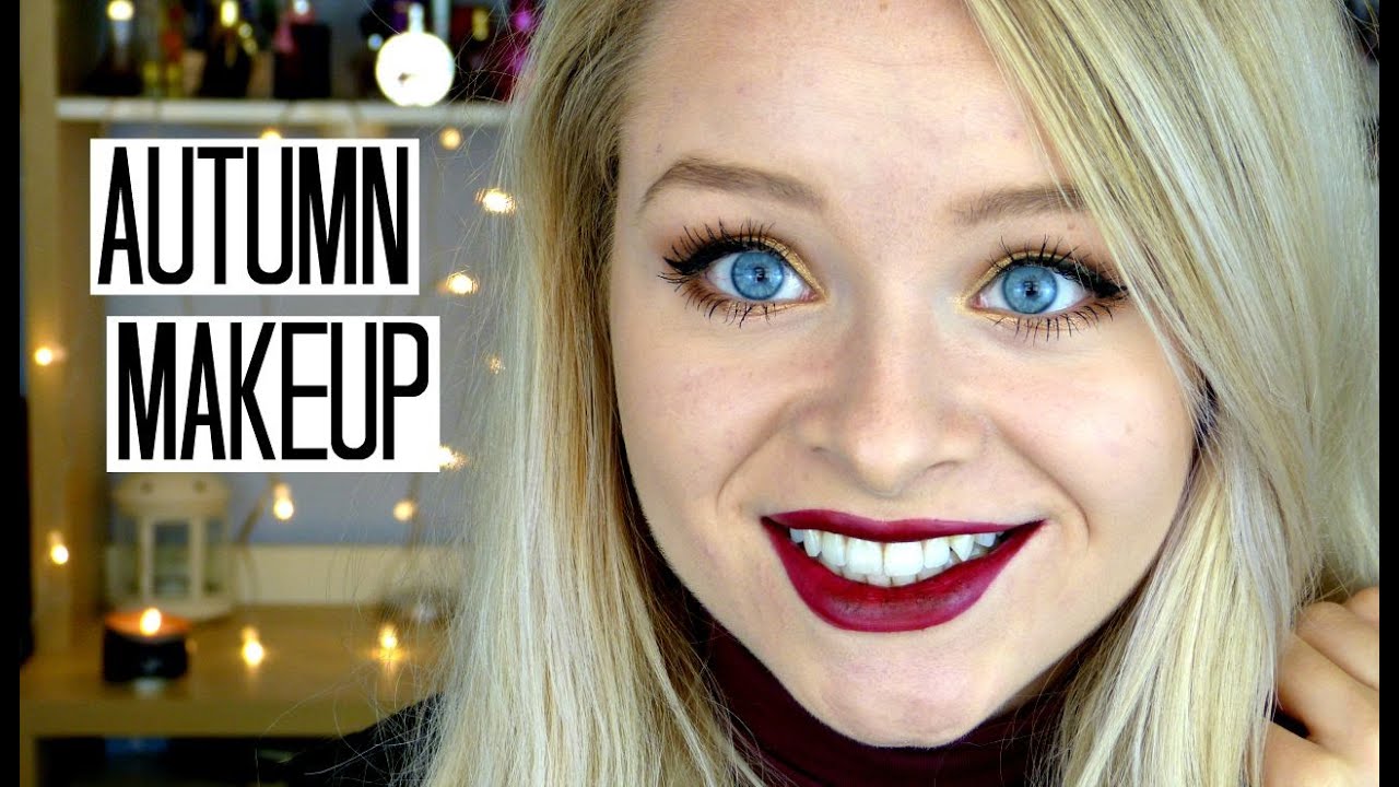 AUTUMN MAKEUP AND HAIR! (Collab with Wheezysbubble) | sophdoesnails ...