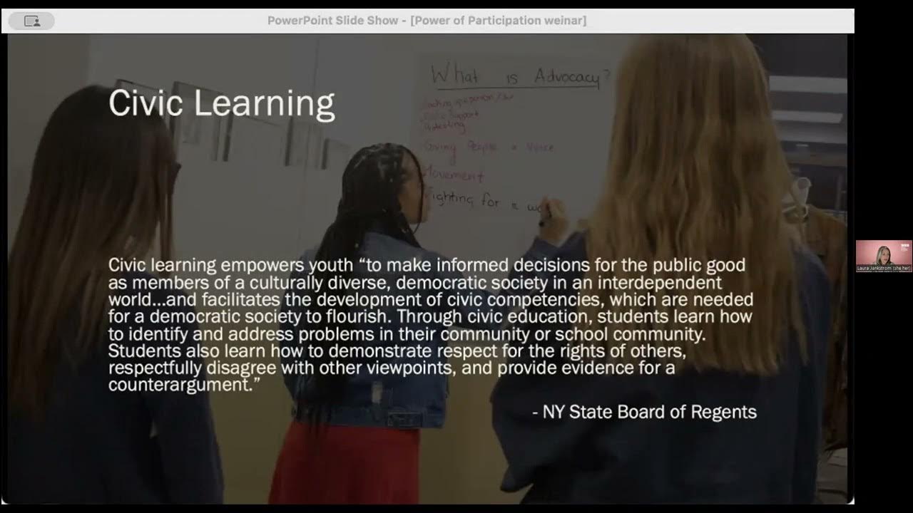 The Power of Participation: An Exploration of Civic Learning in the ...