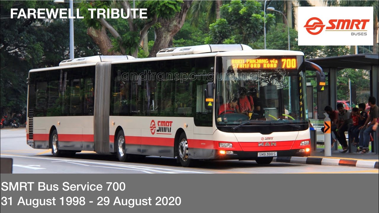 SMRT Bus Service 700 Farewell Tribute - YouTube
