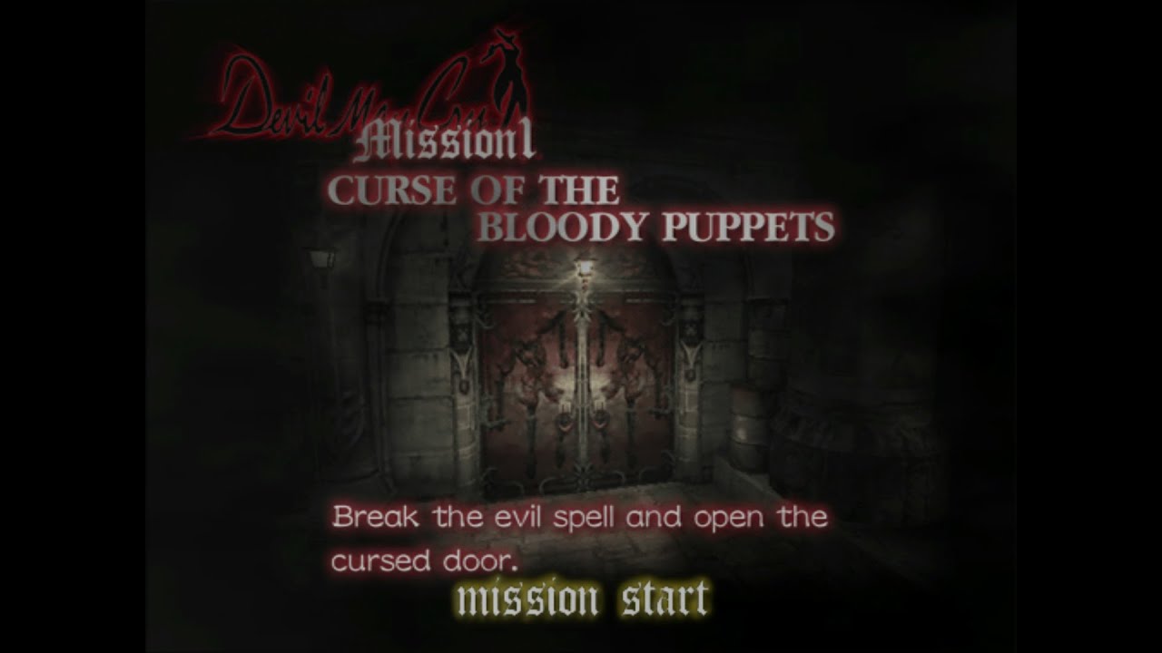 Devil May Cry 1 HD Collectibles - Mission 1 Curse of the Bloody Puppets ...