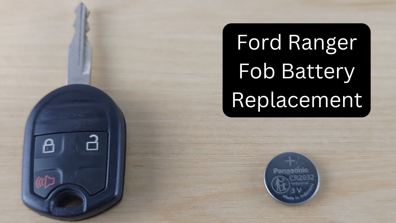 How To Replace or Change Ford Ranger Remote Key Fob Battery 2011 - YouTube