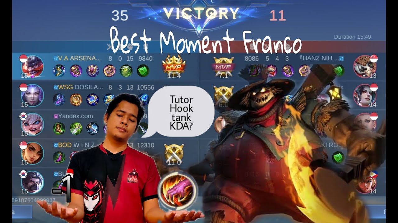 Tank kok KDA - Best Moment Franco Di Awal Season!!! - YouTube