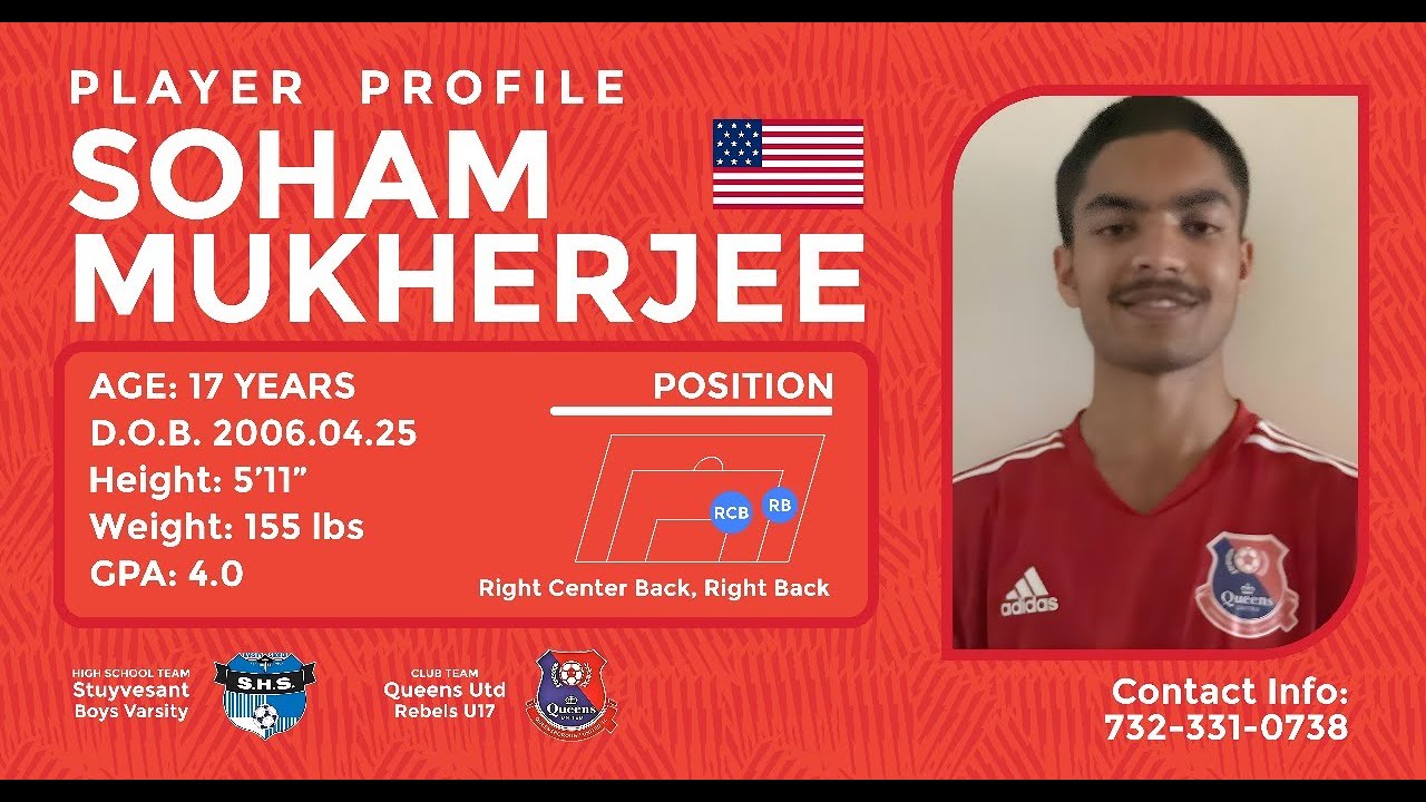 Soham Mukherjee Player Profile Video Youtube
