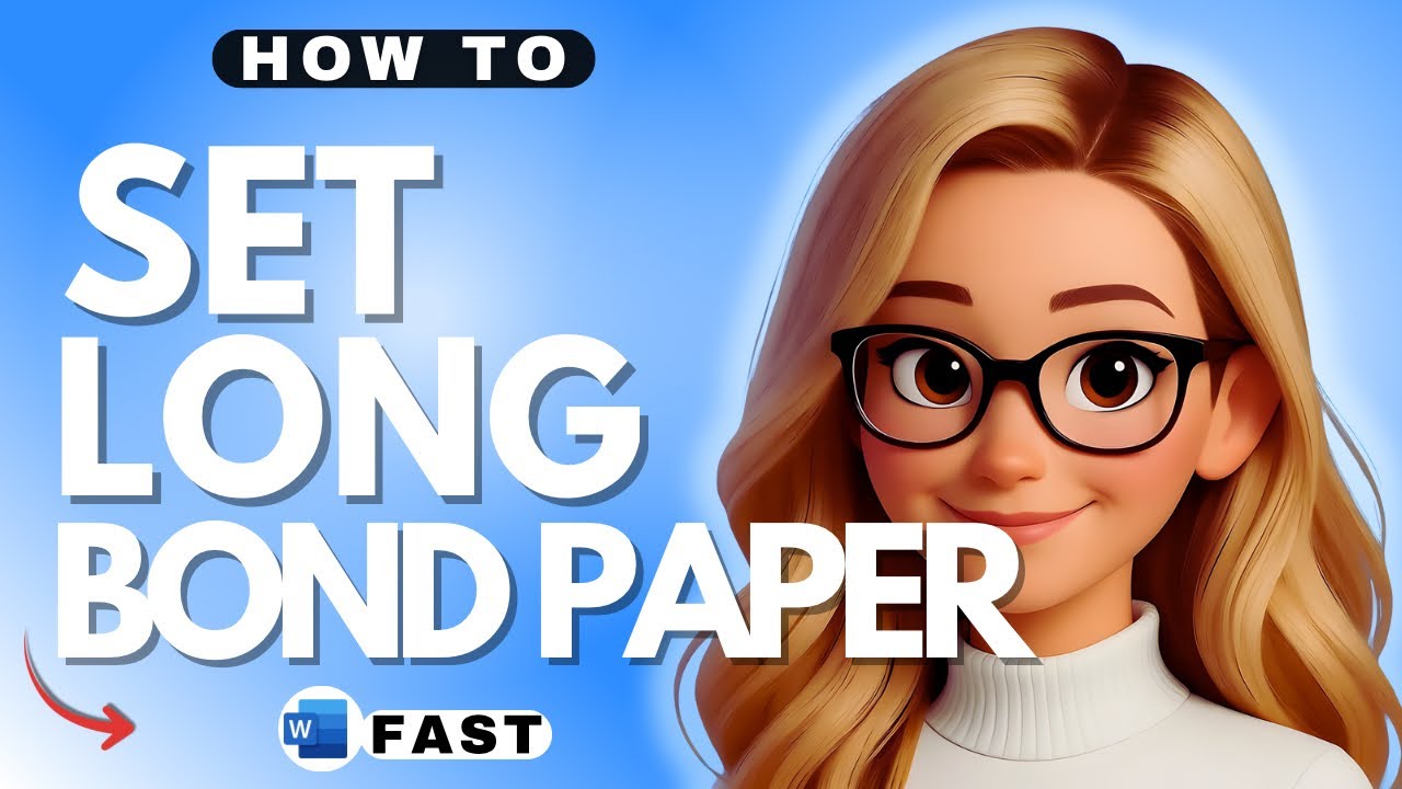 How to Set Long Bond Paper in Microsoft Word - 2025 - YouTube