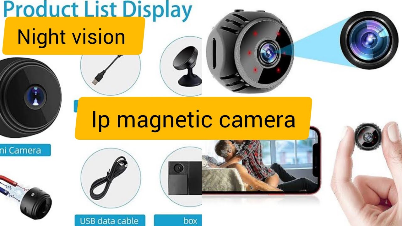 IP magnetic camera 📸| night vision| HD WiFi| security camera|Manya ...