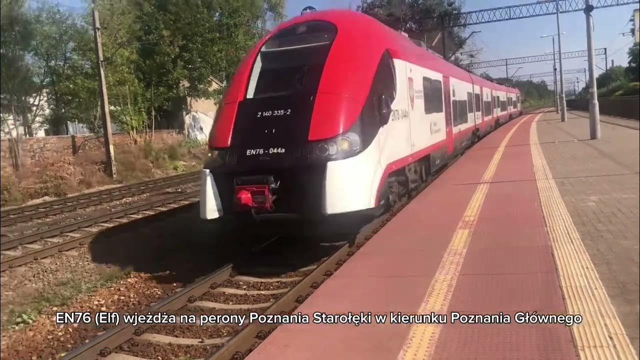 4 pociągi na stacji Poznań Starołęka (et22, en76 i 2 kolejne!) - YouTube