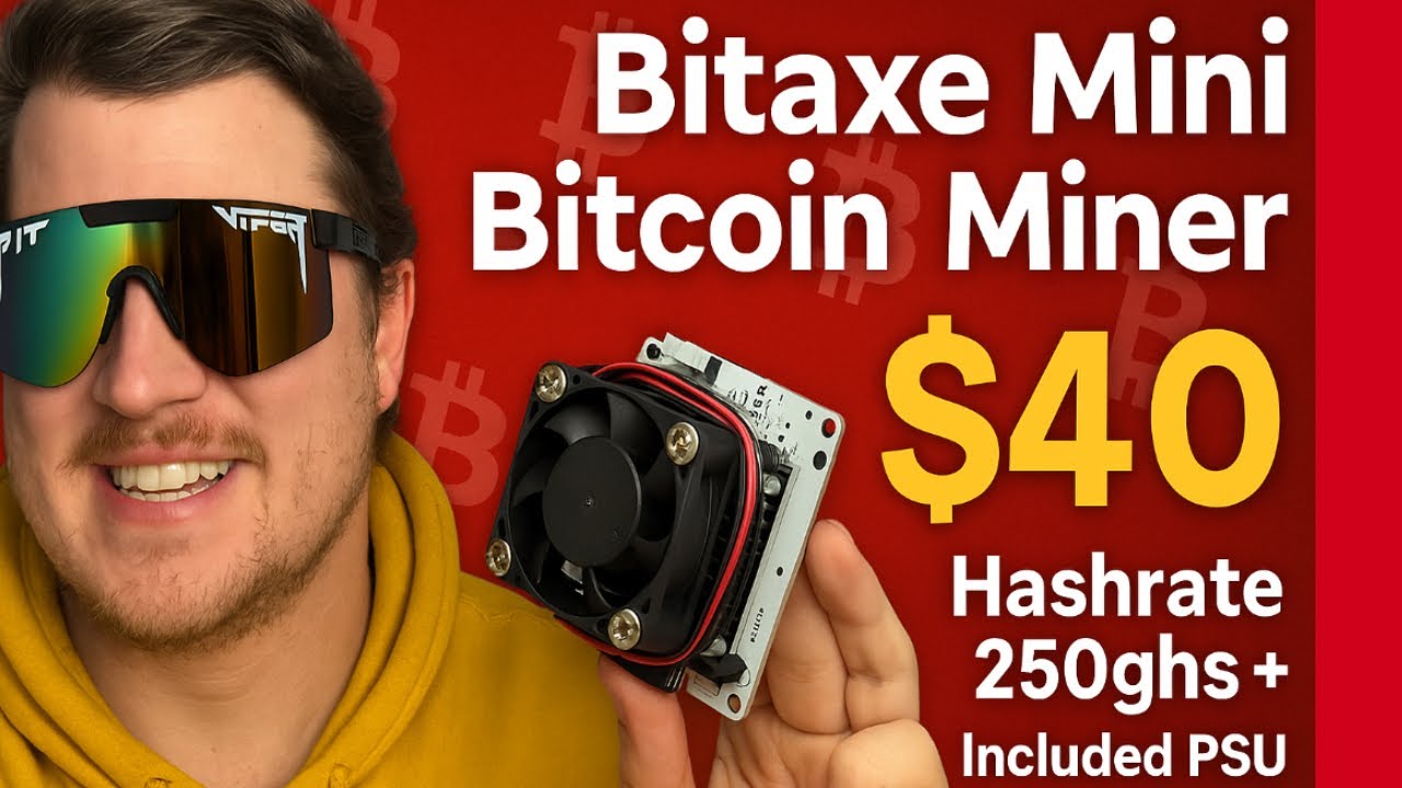 Cheapest Bitaxe yet Mini Bitcoin Miner $40 - YouTube