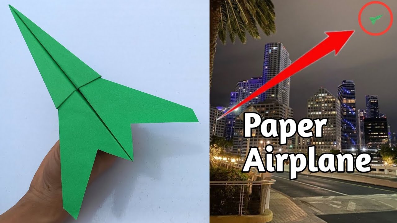 How To Make Paper Airplane Easy That Fly a Lot || Como Hacer Aviones de ...