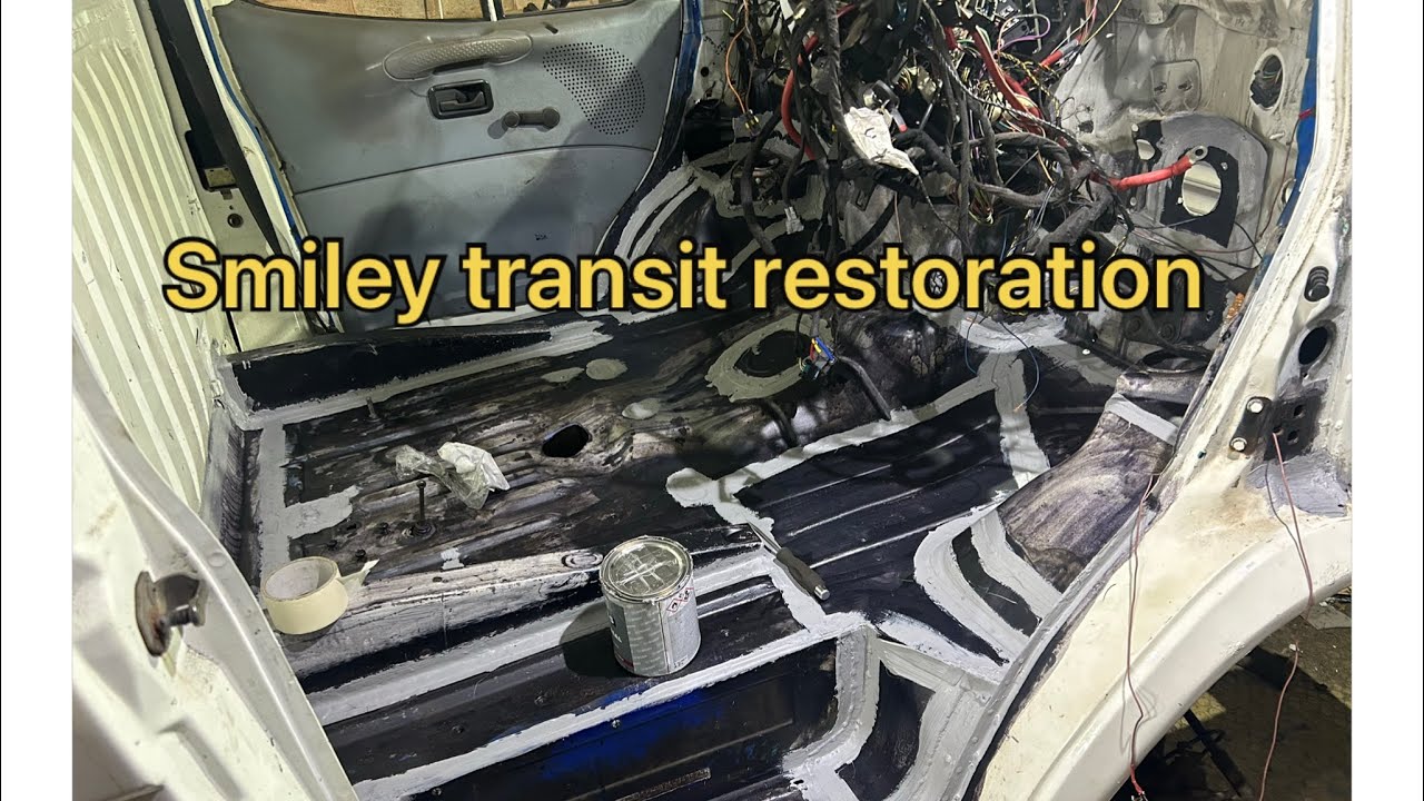 Transit mk5 smiley major welding repairs - YouTube