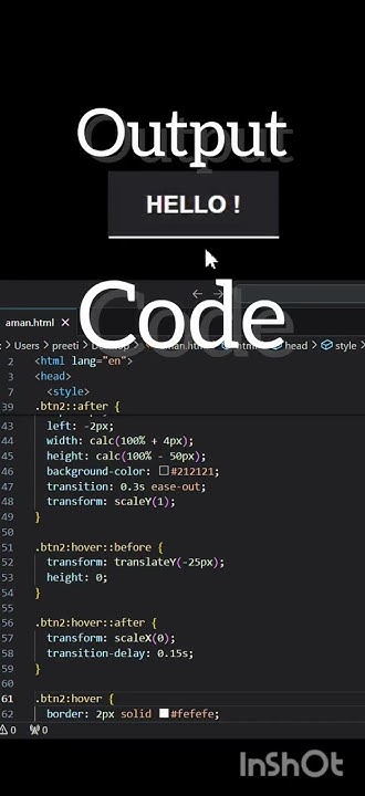 Button Animation In Html Css Coding Frontendcourse Webdesign Htmlcss Code Youtube