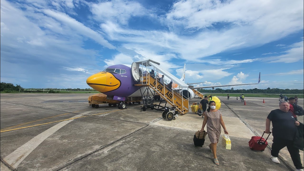 Nok air Flug von Don Muang nach Sakon Nahkon - YouTube