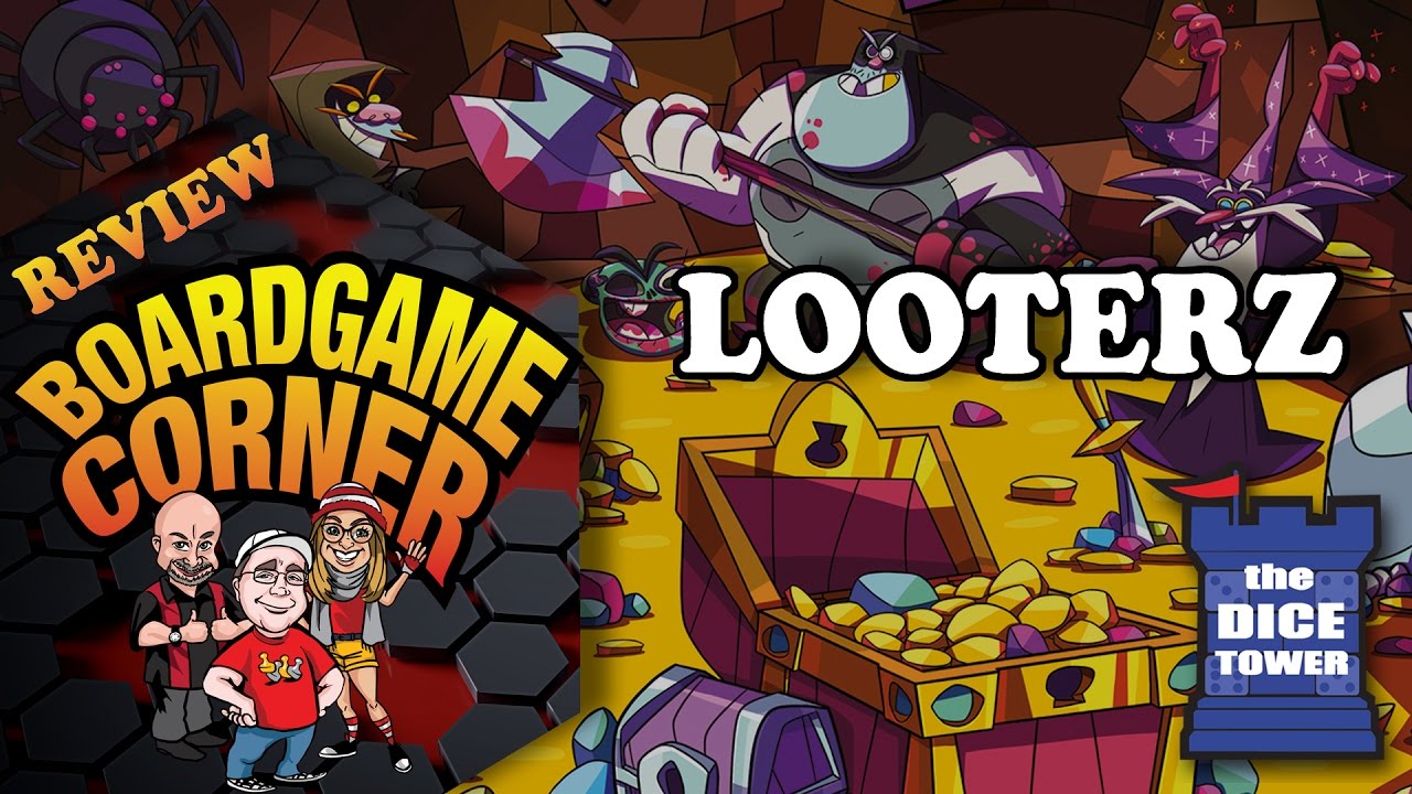 Looterz Review - with Boardgame Corner - YouTube