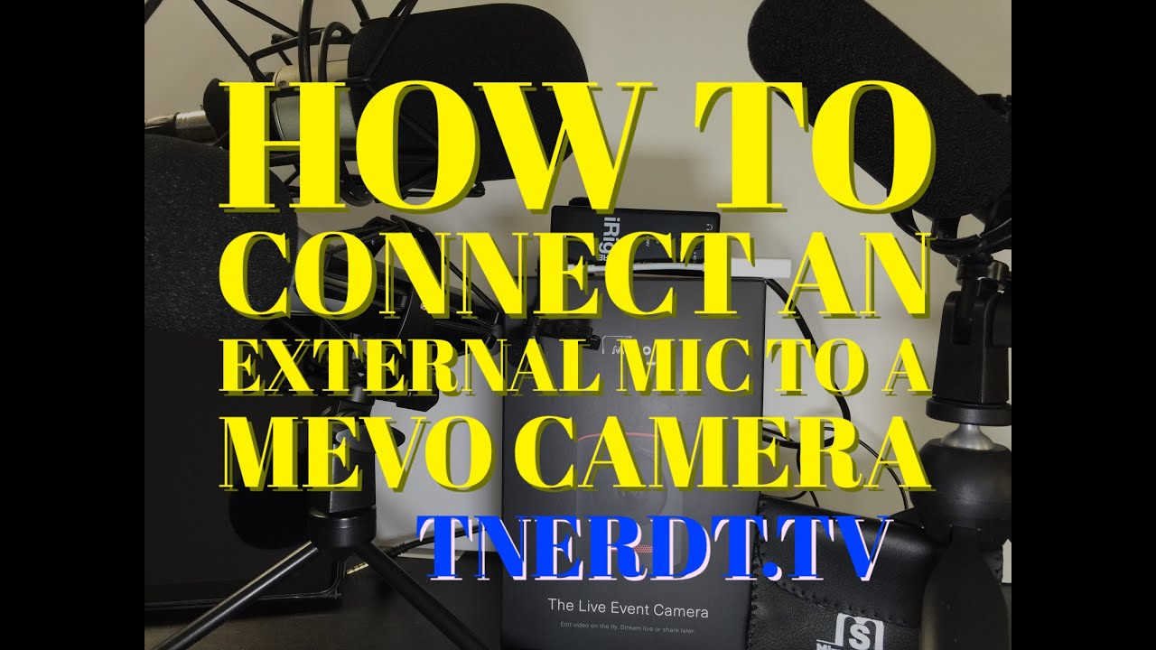 How to Connect an External Microphone to a Mevo Camera - YouTube