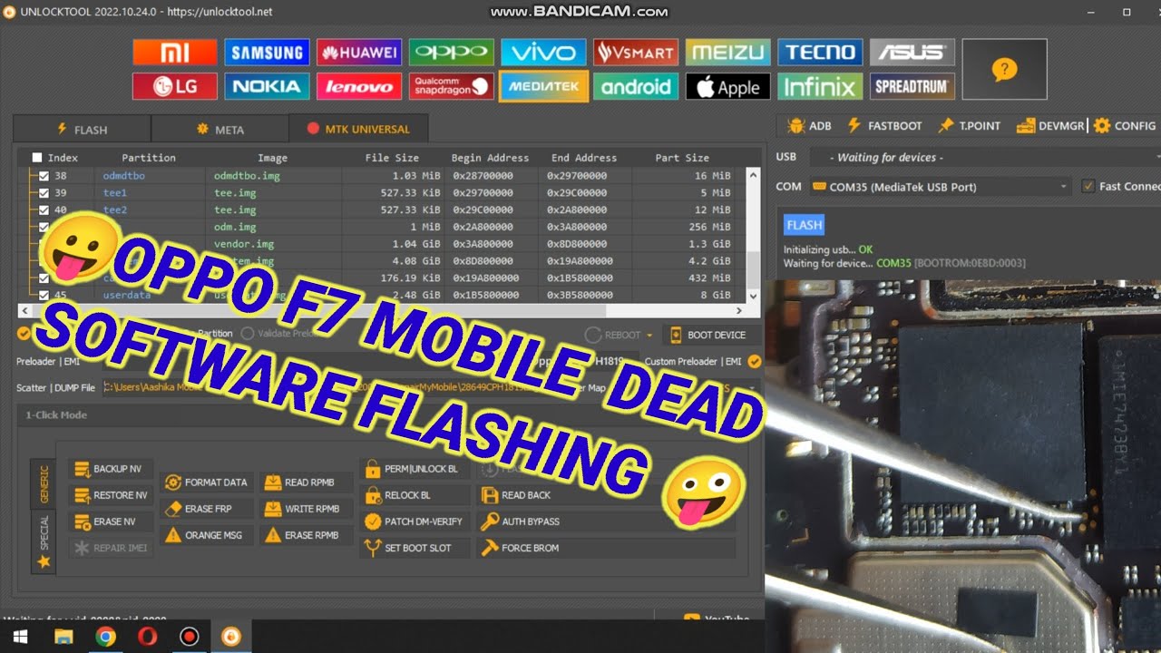HOW TO OPPO F7 FLASH. OPPO F7 DEAD MOBILE PROBLEM SOLVE . OPPO ALL ...