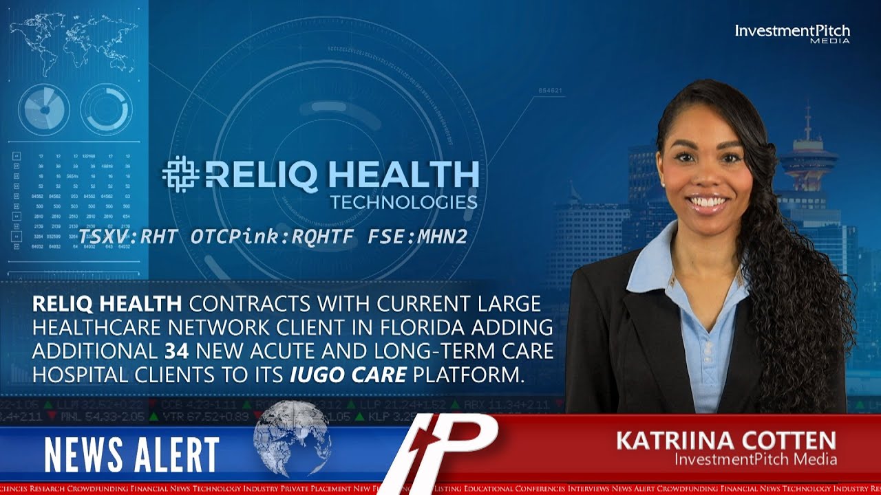 Reliq Health has contracted with a current client to add an additional 34 new clients - YouTube