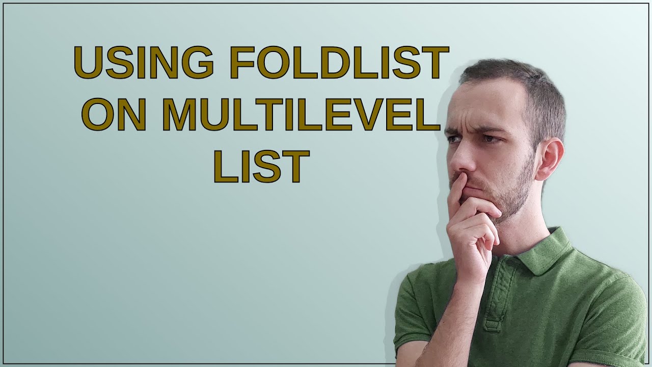 Mathematica: Using FoldList on multilevel list - YouTube