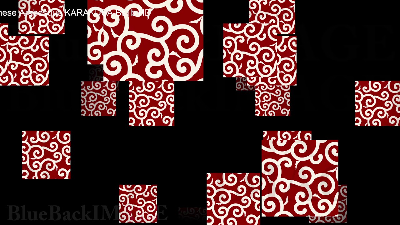 Japanese oriental Arabesque KARAKUSA pattern traditional Japanese ...