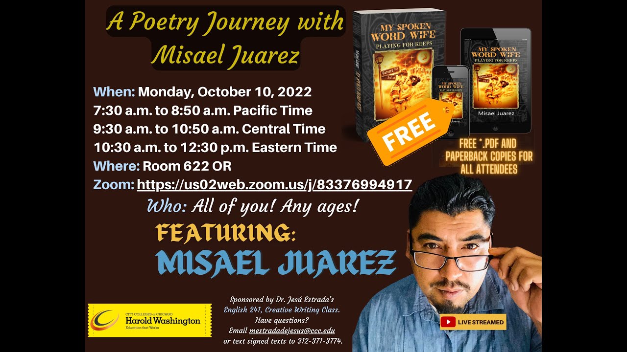 A Poetry Journey with Misael Juarez - YouTube