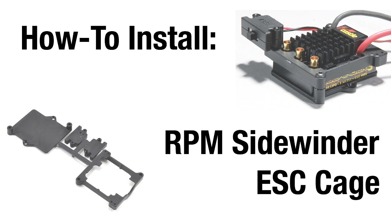 How To Install RPM SV3 Esc Cage - YouTube