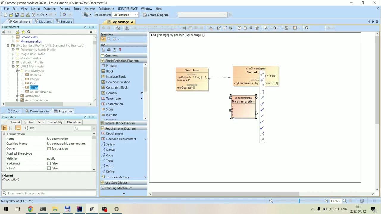 MagicDraw Plugin Development - Lesson 3 - Model elements - YouTube