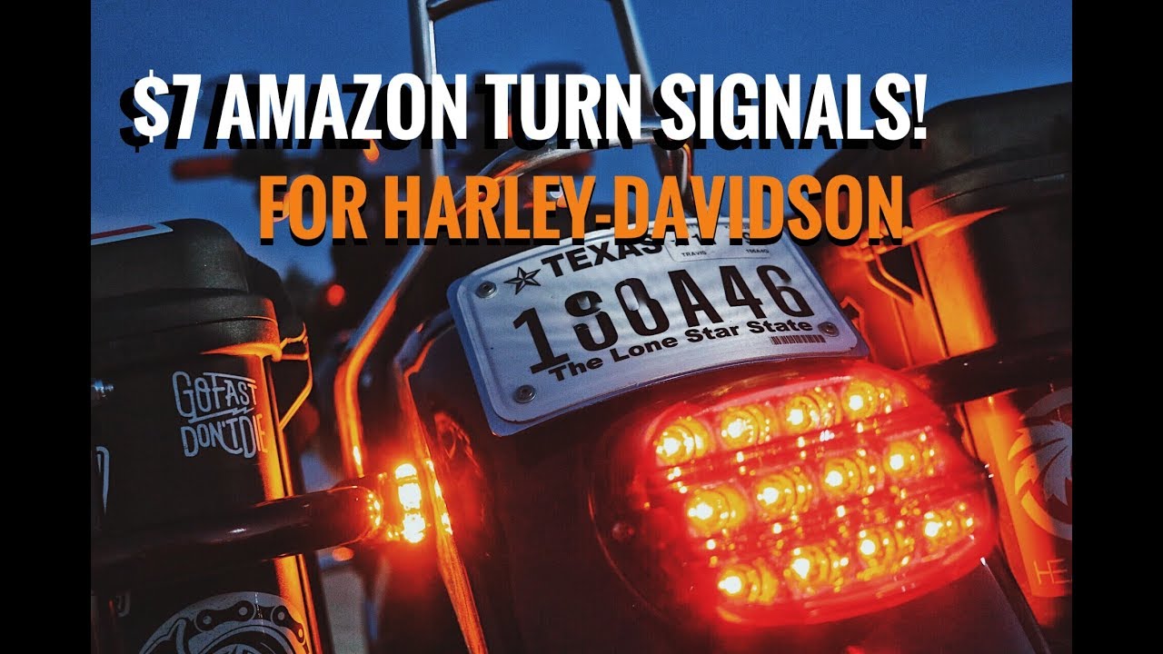 $7 LED TURN SIGNALS FOR HARLEY DAVIDSON?! | 2019 LOWRIDER FXLR - YouTube