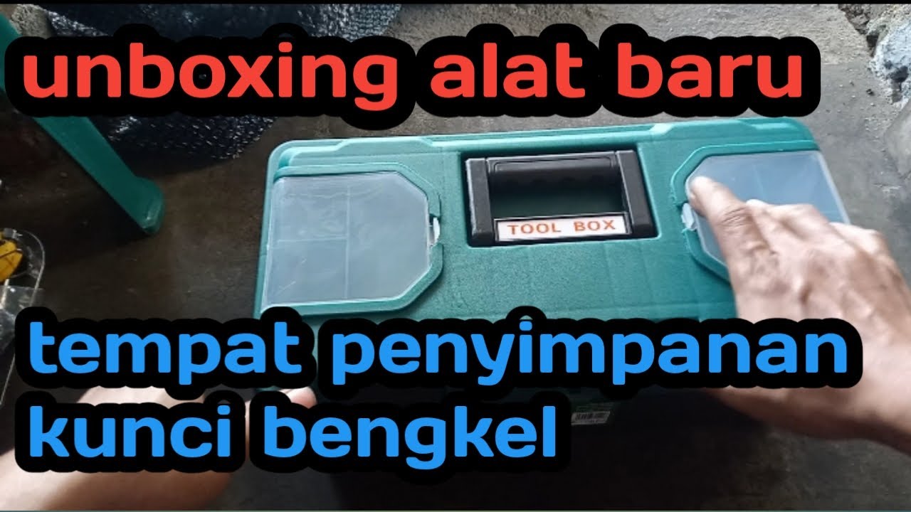 unboxing dan review Tool Box Isku 17" - YouTube