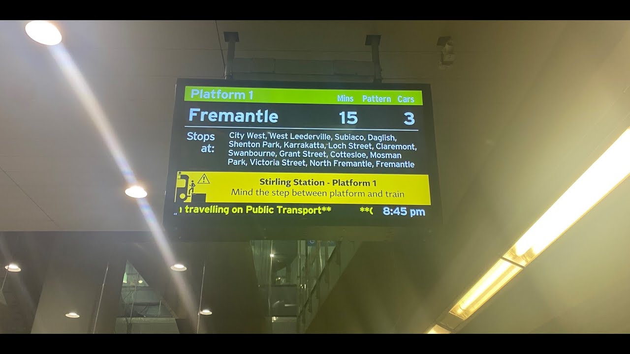 Fremantle Line - Perth Underground to City West - YouTube