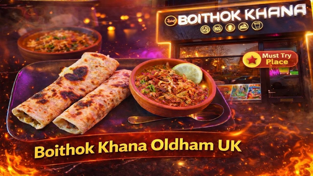 Boithok Khana Oldham | Best Bangladeshi Restaurant UK? - YouTube