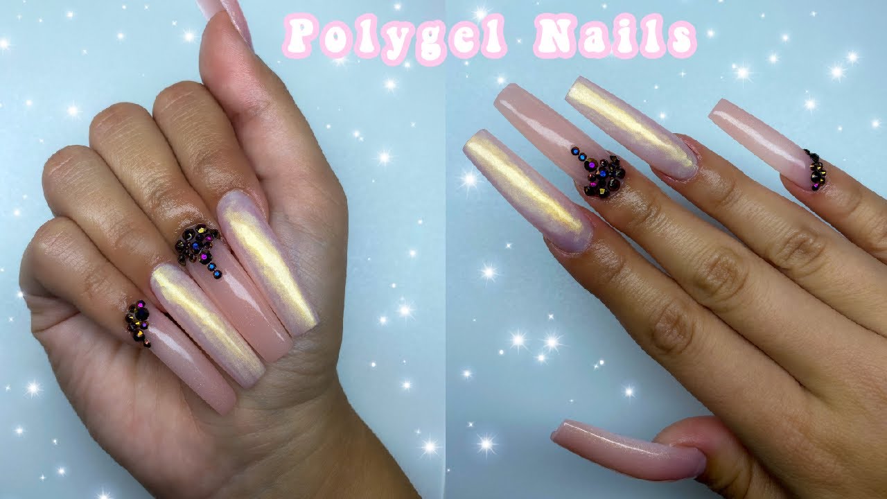 TRYING MANICLAW NEW POLYGEL KIT | POLYGEL NAILS | nail removal, product ...
