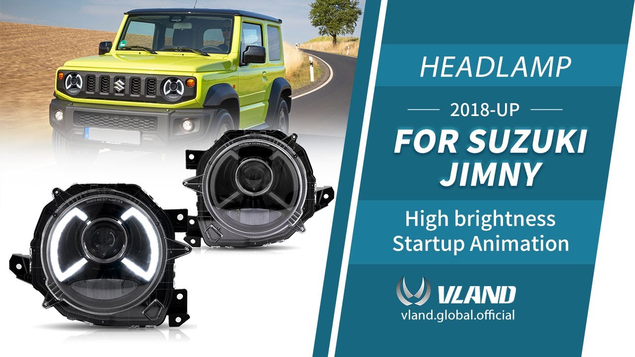 FOR SUZUKI JIMNY 2018-UP Head Lamp With Sequential indicator headlight ...