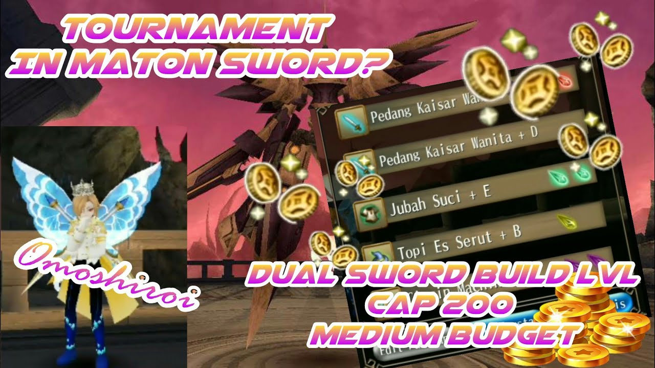 Tournament Toram? Build DS medium budget! LVL CAP 200-Toram Online ...