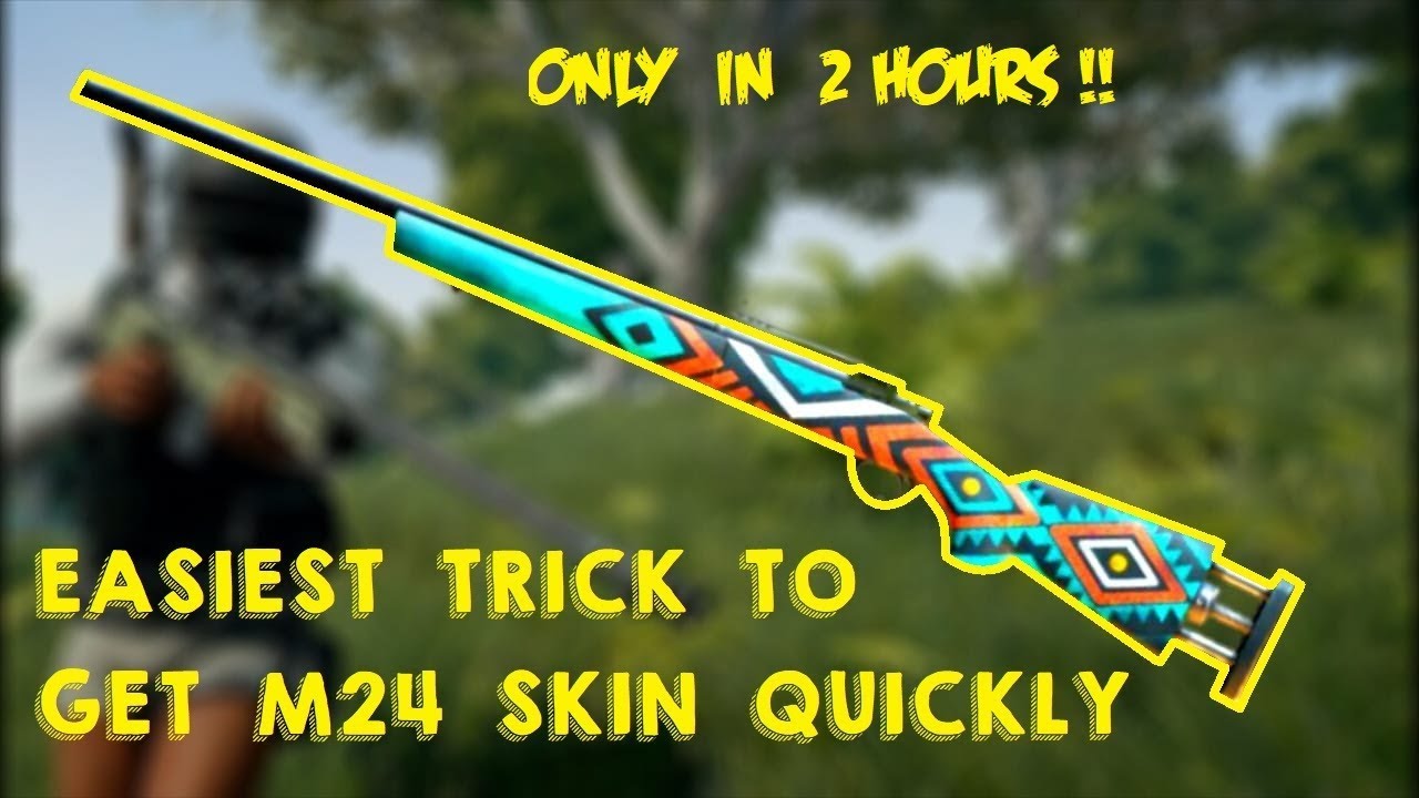 THE ONLY TRICK TO GET M24 SKIN QUICKLY - PUBG Mobile - YouTube