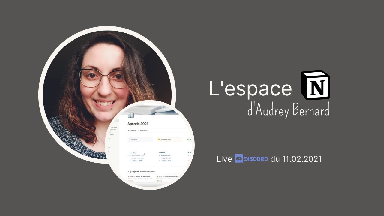 L'espace Notion d'Audrey Bernard - Live Discord Notion en français #1 ...