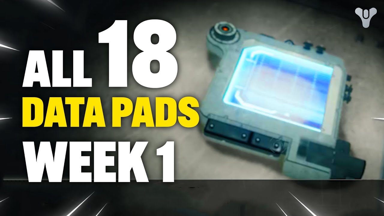 How To Find *ALL 18* Week 1 Data Pads In The Portal | Destiny 2: Edge ...