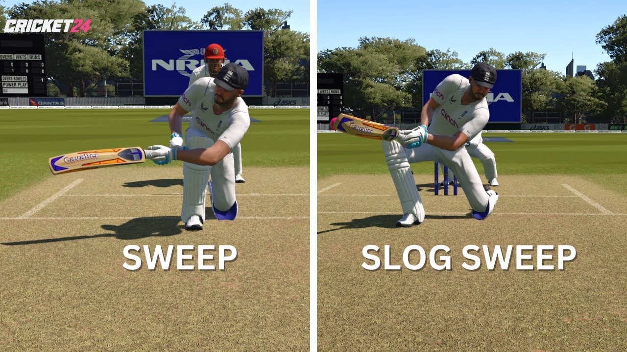 Cricket 24 Tutorial | Sweep Shots - YouTube