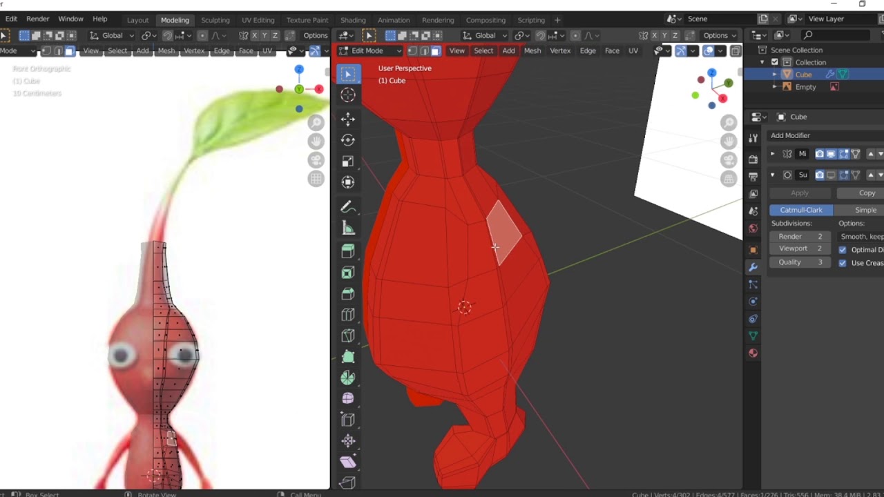 Pikmin 3 Deluxe – Pressetrailer (Nintendo Switch) blender modeling ...