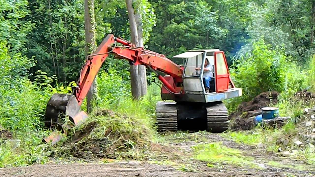 Poclain tc 45 part 2/5 - YouTube