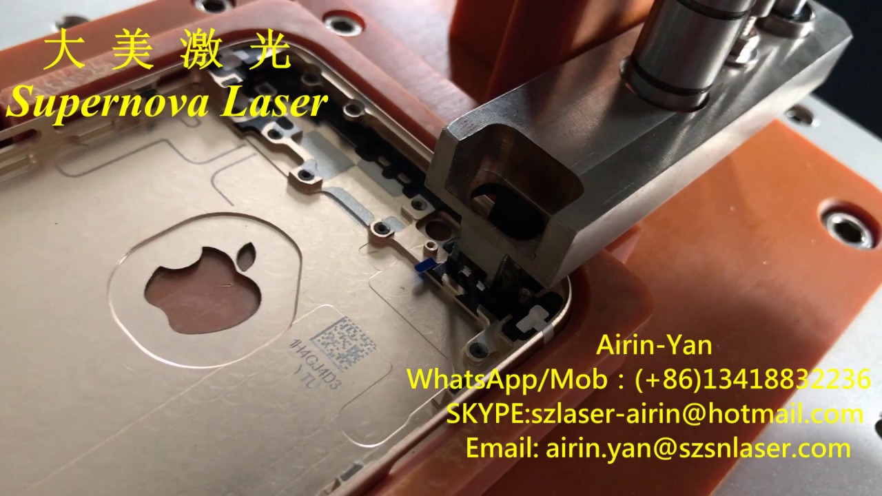 mobile phone lens welding by automation laser welding machine DMA-200W ...