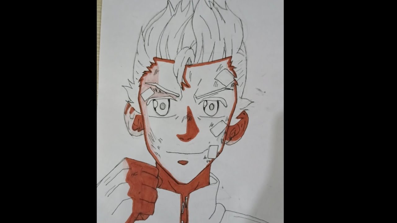 How to draw-TAKEMICHI HANAGAKI Tokyo Revengers Part-1 - YouTube