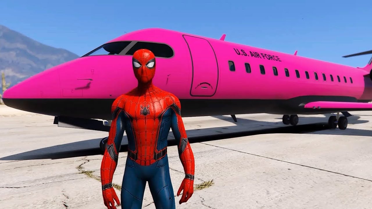PLANE CRASH with Spiderman & CRASH TRAIN Cars for Kids - YouTube