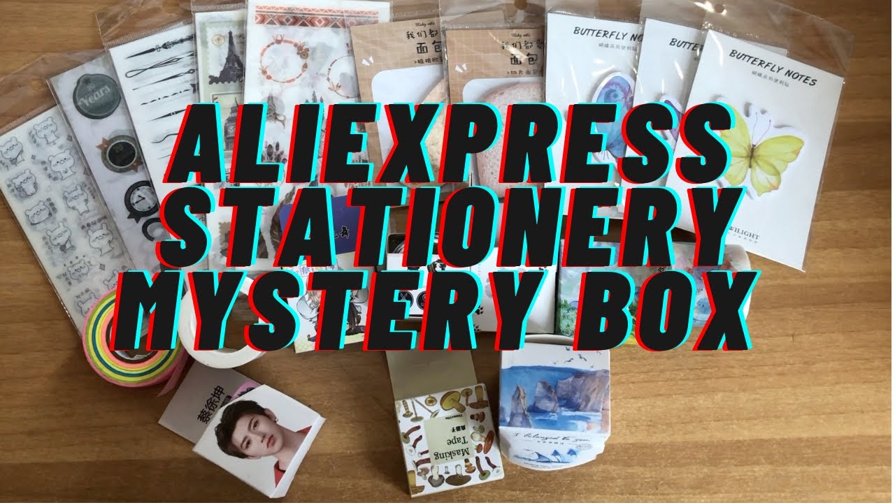 UNBOXING ALIEXPRESS [Stationery Mystery Box] - YouTube