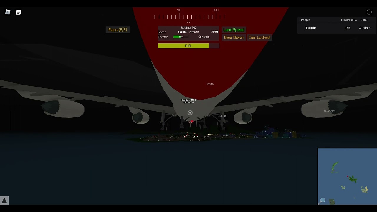 Flight from Orenji to Perth. PTFS - YouTube