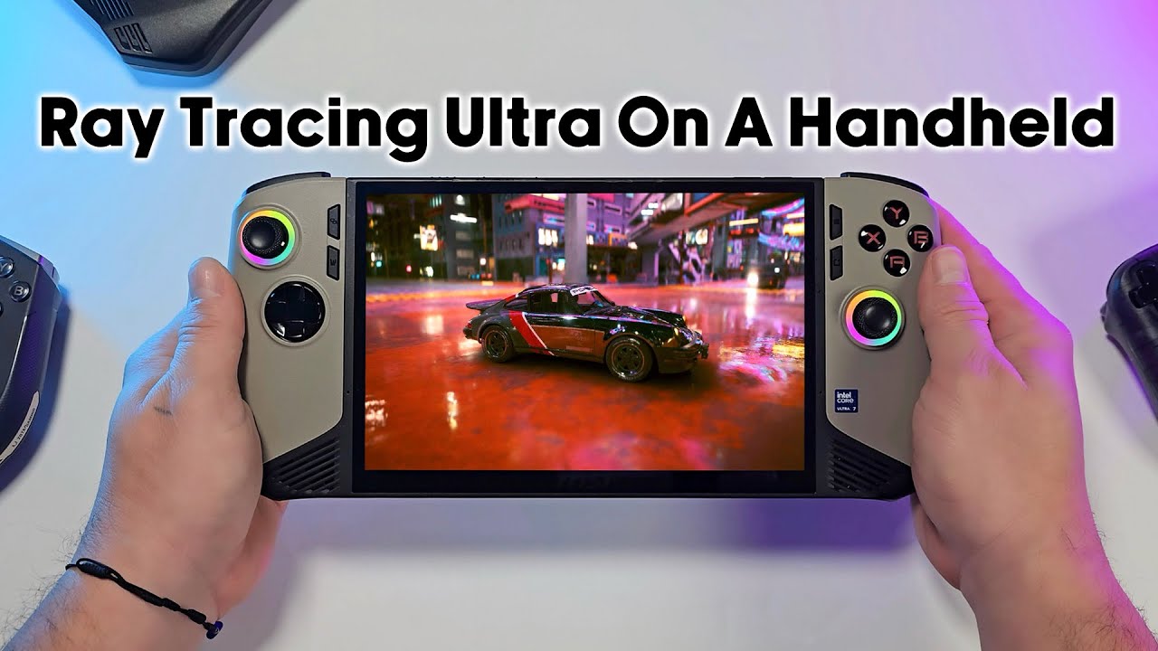 RAY TRACING on a Handheld is a GAME CHANGER! MSI Claw Ai 8 + RT ON ...