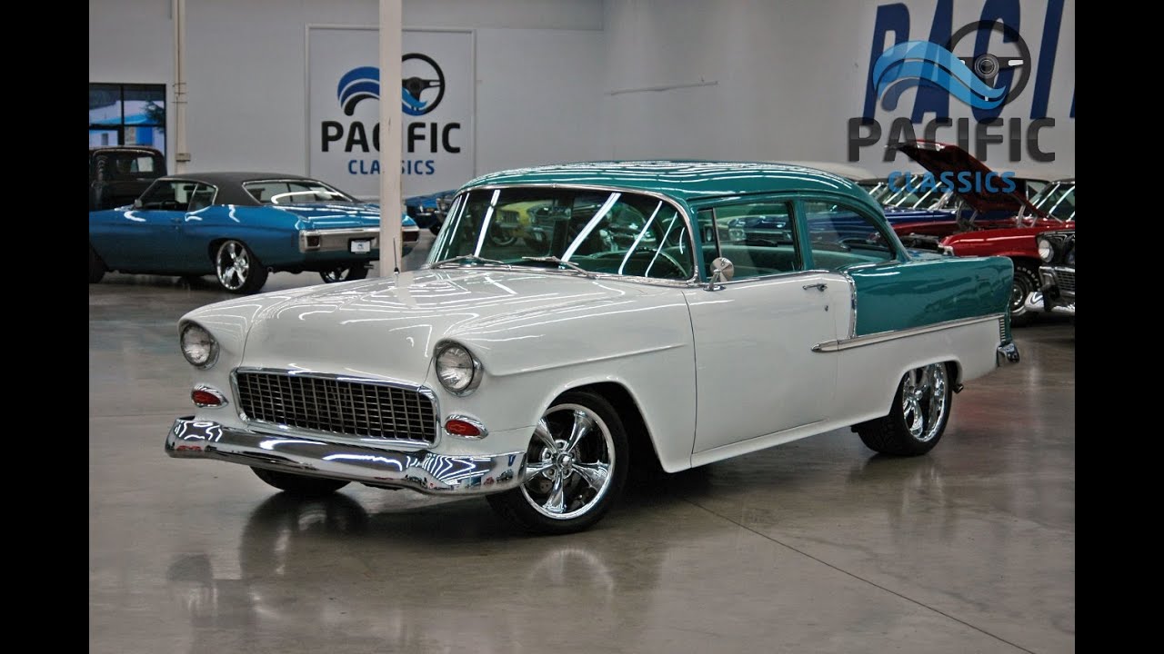 1955 Chevrolet 2 door Post 5 speed - YouTube