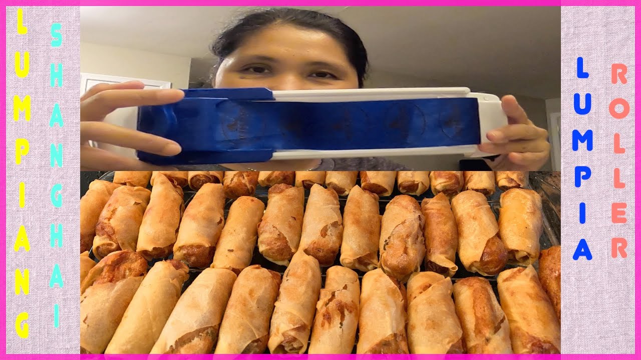 CRISPY LUMPIANG SHANGHAI (FT. NEW KITCHEN GADGET- dolmer lumpia roller ...